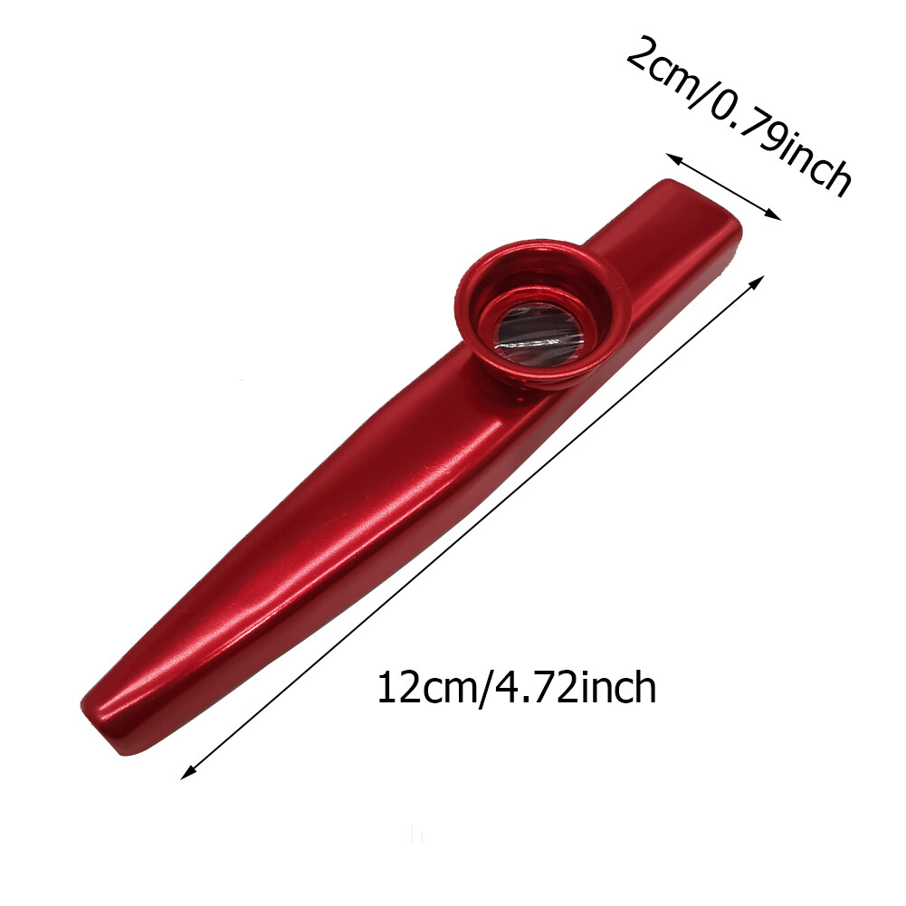 106pcs Flute Membrane Beginner With Lanyard Music Lover Metal Kazoo Set ...