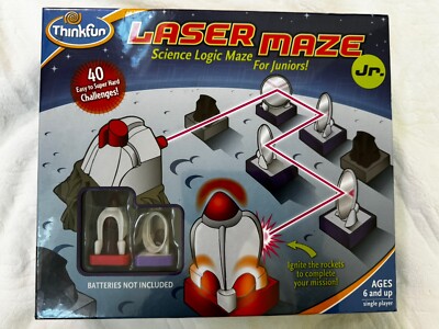 ThinkFun Laser Maze Jr. Science And Logic Maze Game Board (Brand New ...