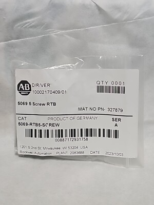 Allen-Bradley 5069-RTB5-SCREW New Factory Sealed AB 5069-RTB5-SCREW | eBay