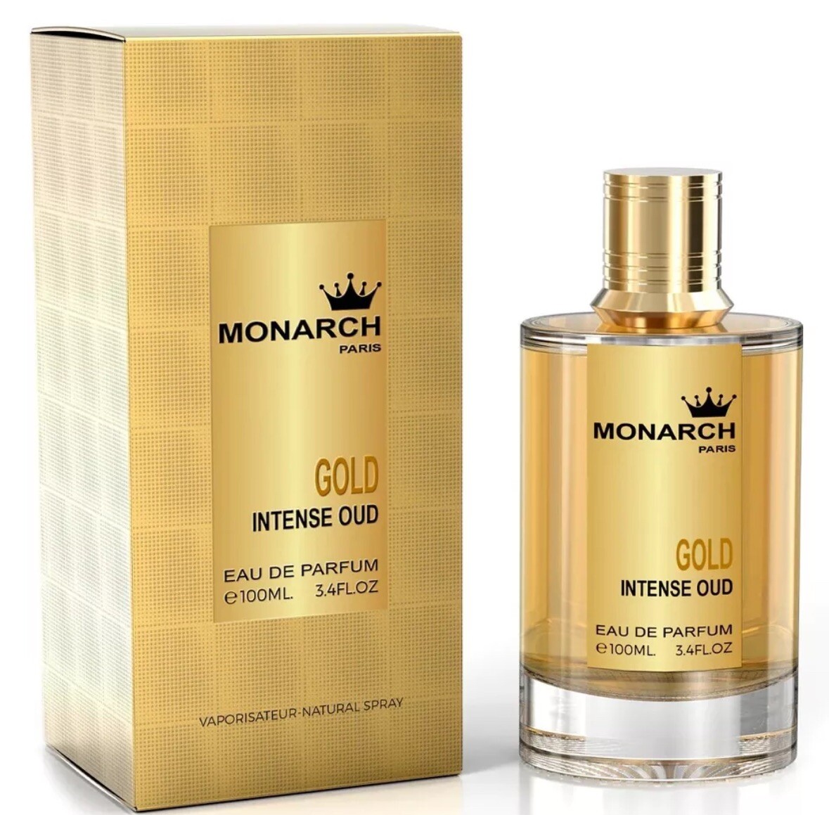 LOT OF 2 MILESTONE PERFUMES MONARCH PARIS "GOLD INTENSE OUD" 100 ML EDP ...