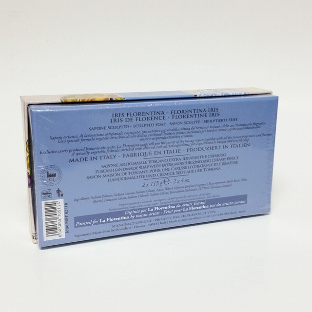 SAPONERIE Mario FISSI La Florentina Florentine Iris Soap Bar Set 2 X ...