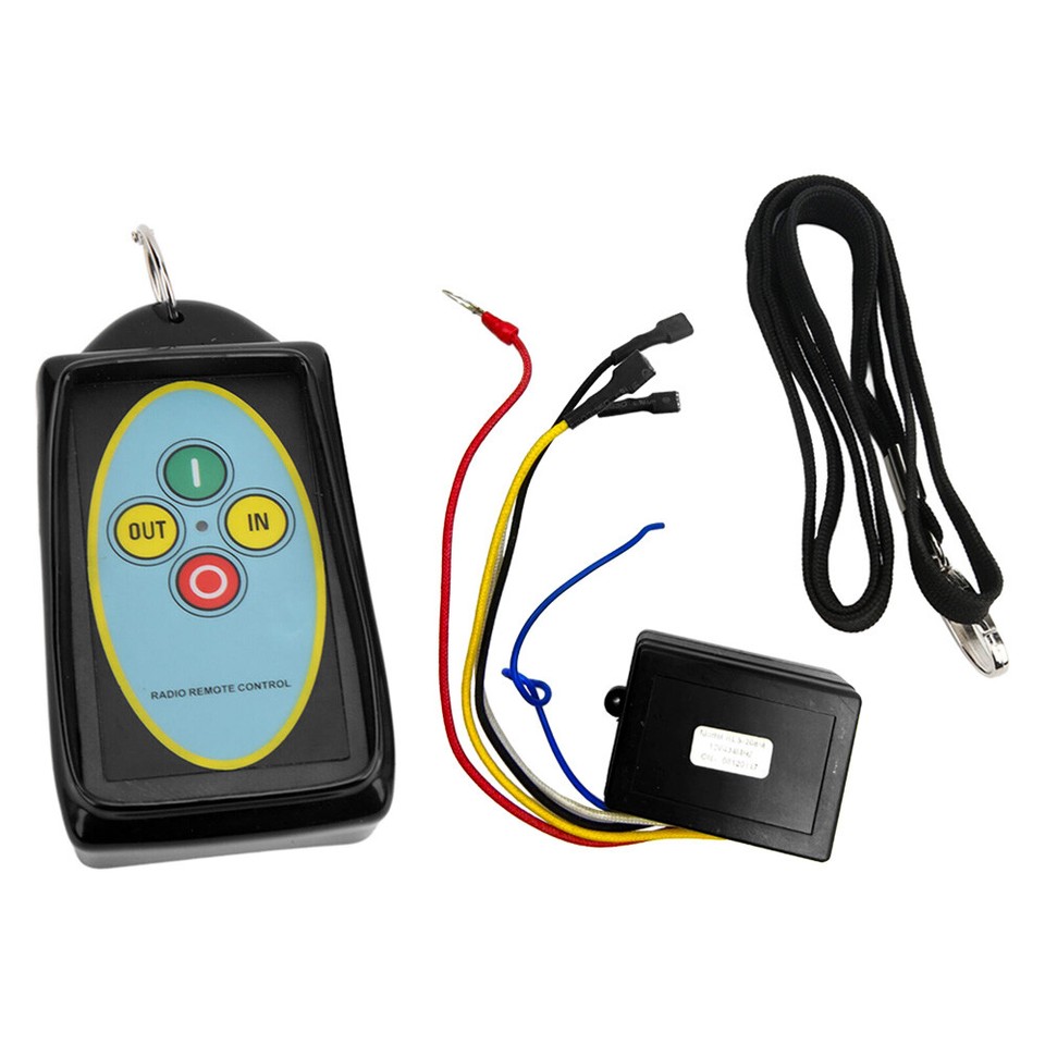 Wireless Winch Remote Control Kit 12V 24V 75ft Long Range 434MHZ For ...