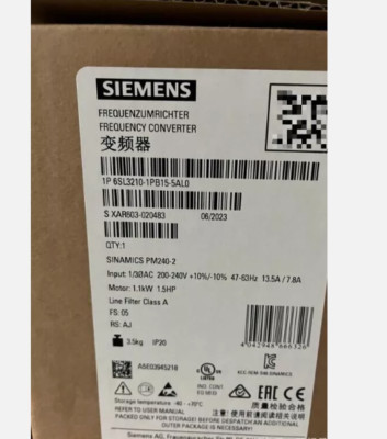 6SL3210-1PB15-5AL0 G120 Modular Frequency Converter 6SL3210-1PB15-5AL0 ...