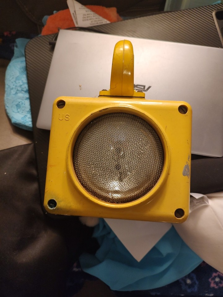 Vintage US NAVY Submarine Battle Lantern Hand Held Deck Flashlight USN ...