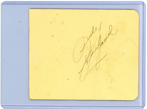 Judy Garland Signed Autographed Album Page BAS BECKETT LOA | eBay