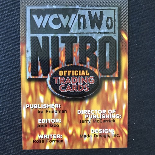 1999 Topps WCW/nWo Nitro #1 Checklist wrestling card | eBay