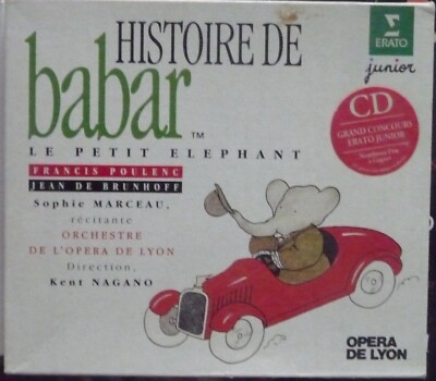 CD - Histoire de Babar - avec Sophie MARCEAU | eBay