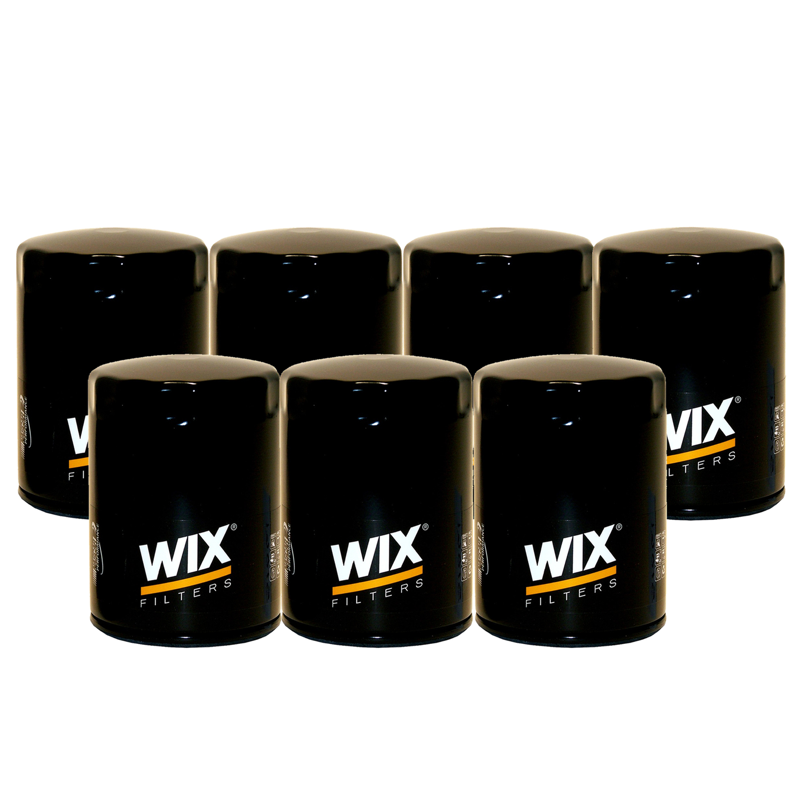 Wix Set of 7 Engine Motor Oil Filters For Blue Bird Chevrolet Ford GMC ...