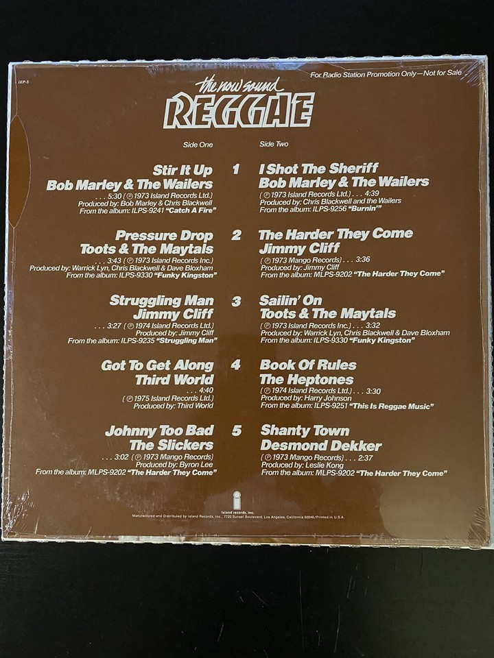 The Now Sound Reggae - Various (LP, 1973 Promo Comp, VG+, Island ...