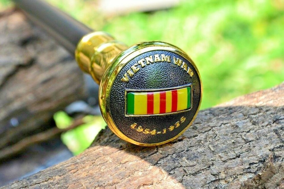 Vietnam War Veterans Walking Stick Cane - US Military 37" US Army ...