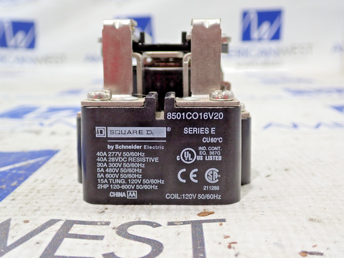 Square D 8501CO16V20 Power Relay Series E Coil 120V | eBay