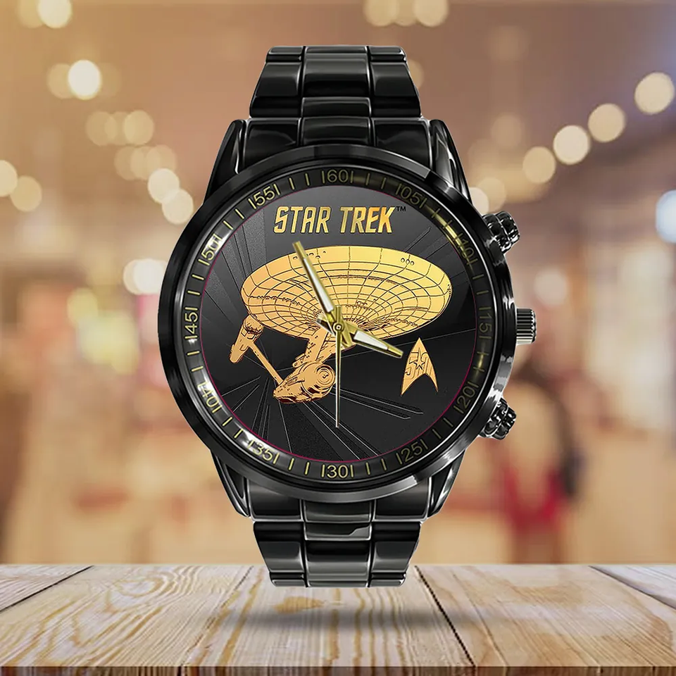 Star Trek Black Stainless Steel Watch | eBay