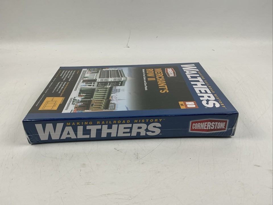 Walthers Cornerstone HO Scale 933-3029 Merchant’s Row II Building Kit ...