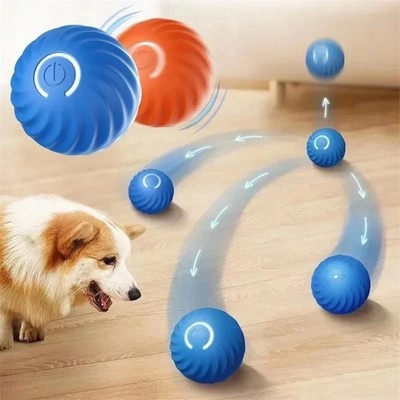 Smart Dog Toy Ball USB Electronic Interactive Pet Toy Automatic Moving ...