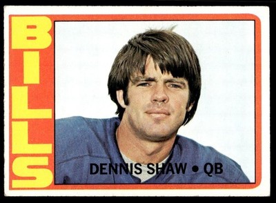 1972 TOPPS DENNIS SHAW C BUFFALO BILLS #238 WHT LINE FRM SCAN | eBay