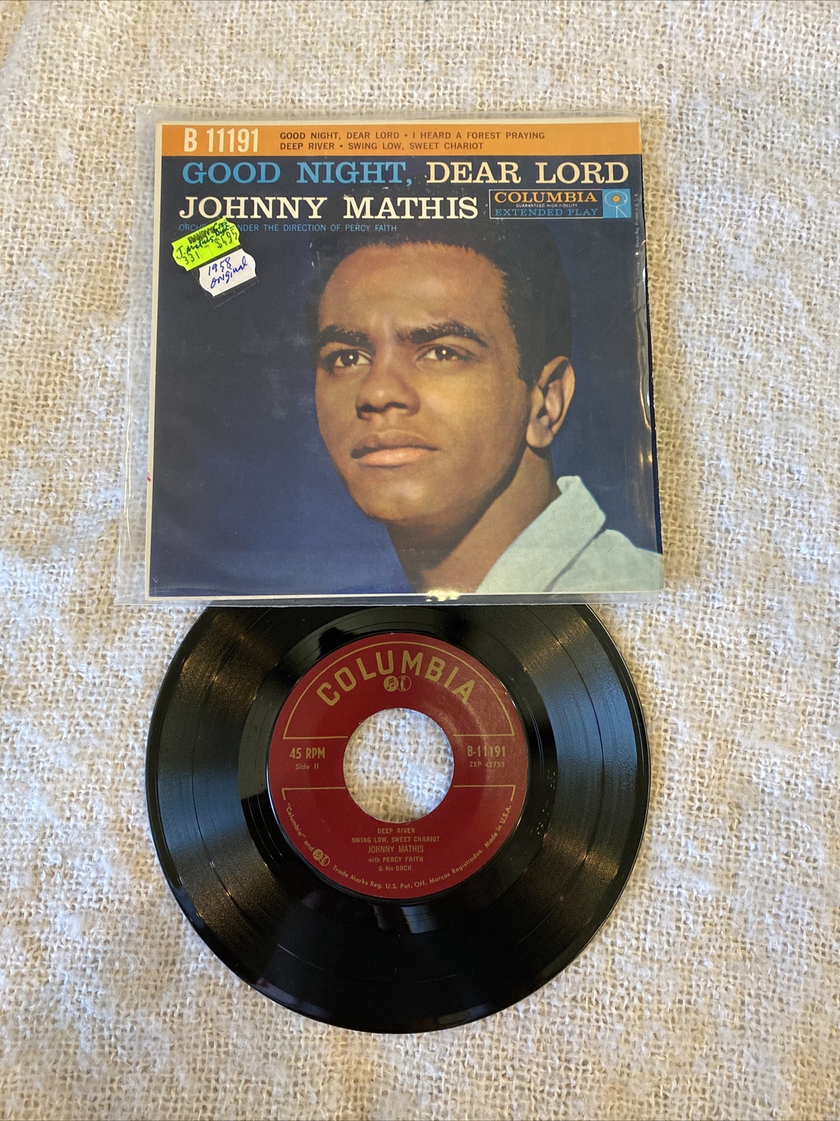 JOHNNY MATHIS Good Night Dear Lord 1958 LP Very Good | eBay