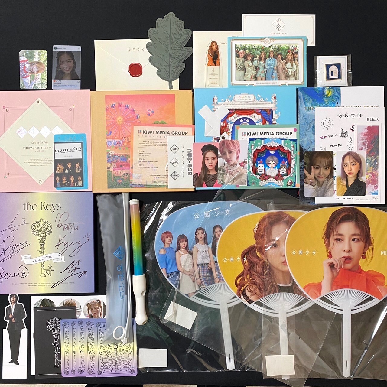 GWSN Album set THE PARK IN THE NIGHT part one two three The Keys photo ...
