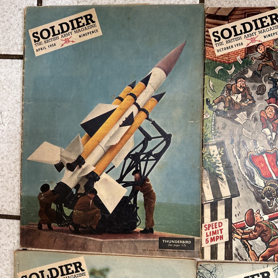 Lot of 7 - Some from 1958 & 1959 Collectable British Army Soldier ...