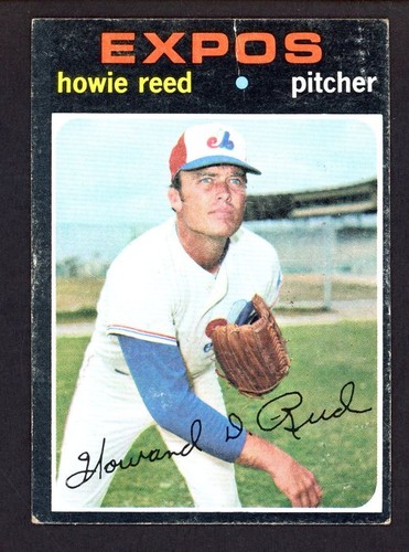1971 Topps #398 Howie Reed - Montreal Expos - ID053 | eBay