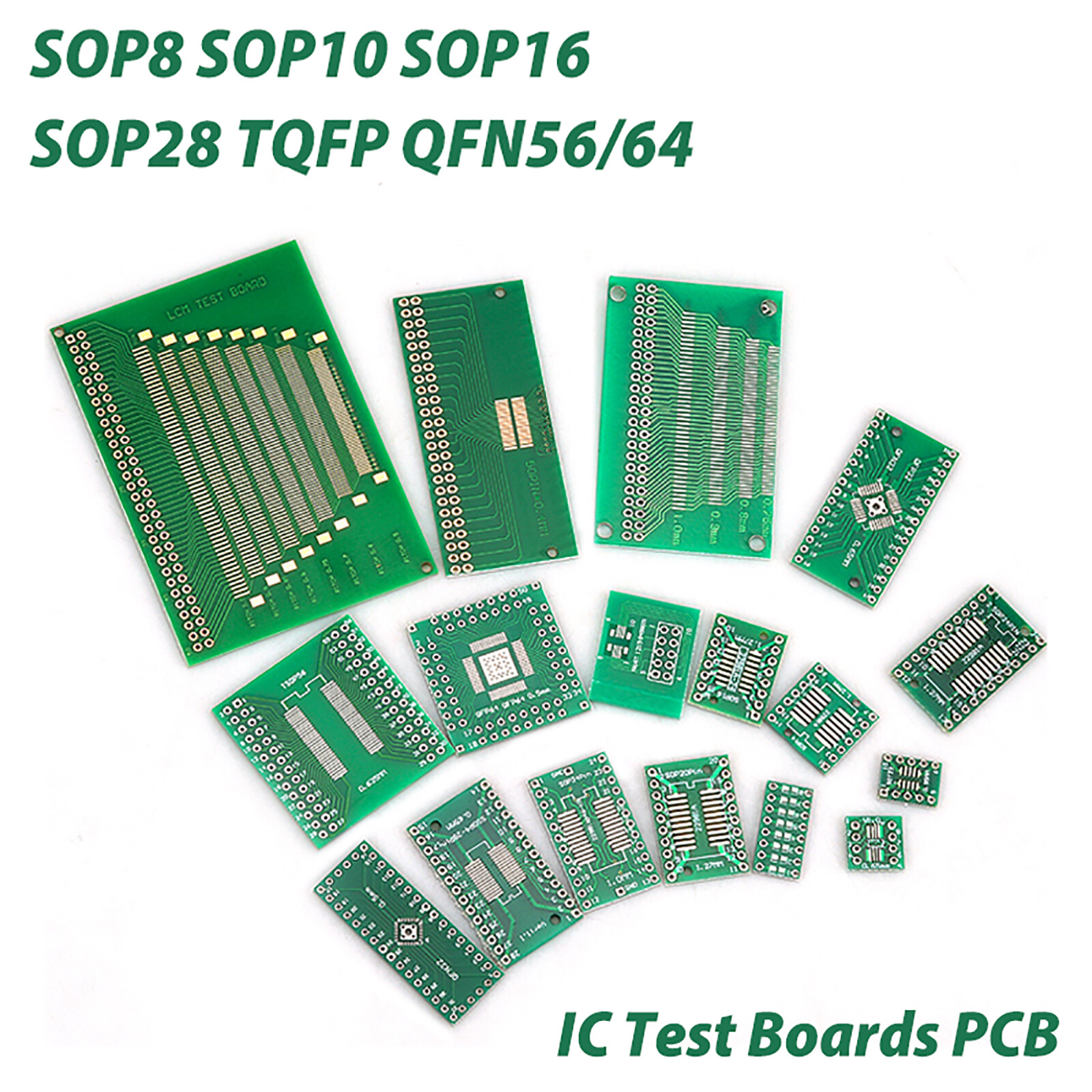 SOP8 SOP28 SOP16 SOT10 SOT23 to DIP Adapter Converter Board SMD ...