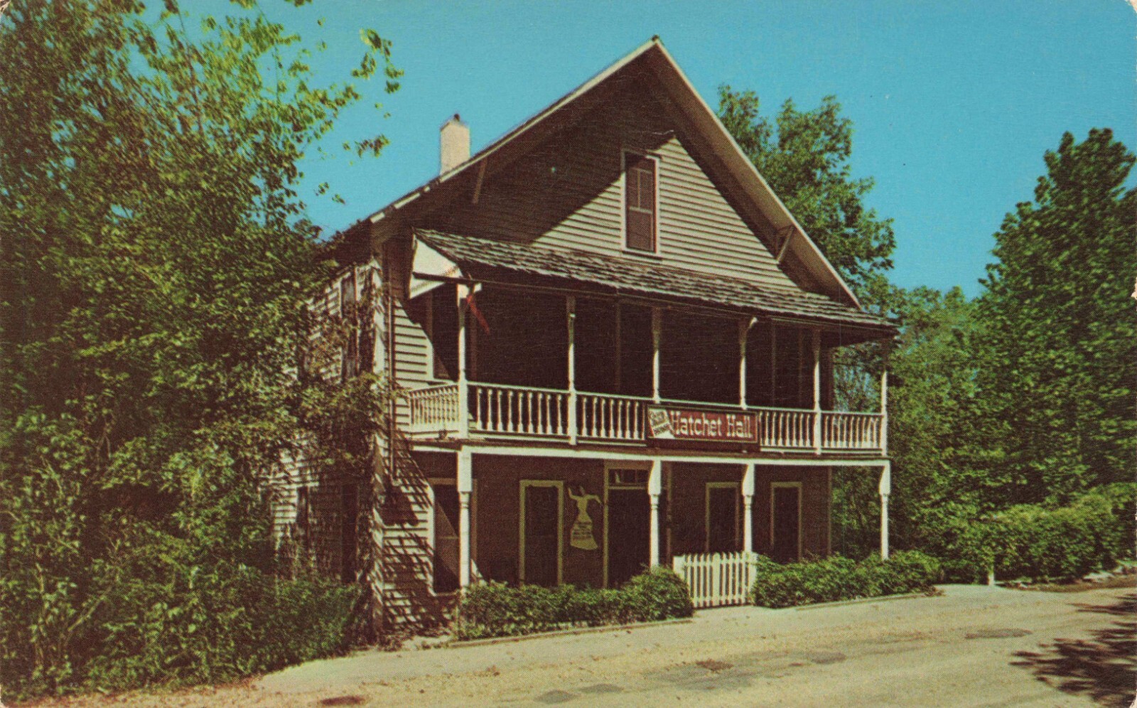 Postcard Hatchett Hall Carrie Nation Home Eureka Springs Arkansas | eBay