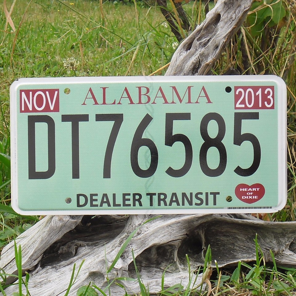 Authentic Number Plate L'Alabama (DT76585) License Flat USA | eBay ...