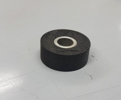 Shore 70 Rubber Roller 1 3/8" Diameter 9/16" Length x Approximately 1/2 ...
