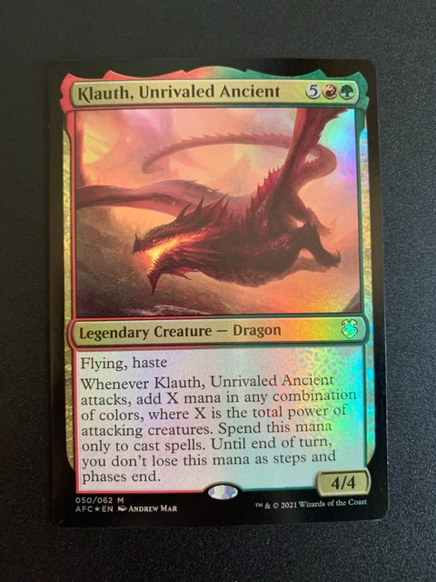 MTG Klauth, Unrivaled Ancient Commander: Adventures in the Forgotten ...