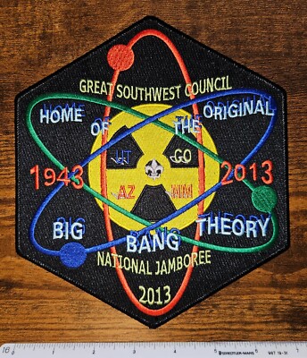 Great Southwest Council Big Bang Theory Jamboree 2013 Jacket Center Patch | eBay