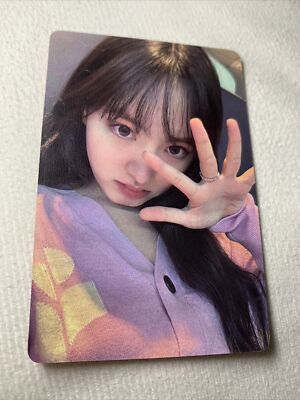 Liz IVE Girl Red WAVE Edition Celeb Girl K-Pop Photo Glitter 5 Close | eBay