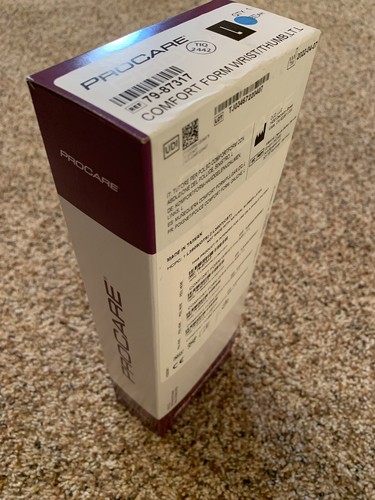 ProCare Comfort Form Wrist/Thumb Brace Left: Size Large | eBay