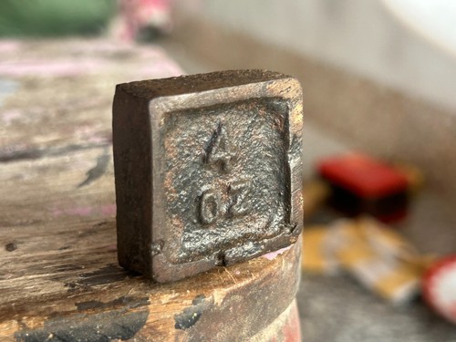 Alt Vintage Handgeschmiedet 4 0Z, Reich Patiniert Rustikal Eisen ...