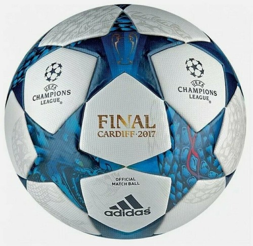 ADIDAS UCL FINAL CARDIFF 2017 OFFICIAL MATCH BALL - WHITE/MYSTERY BLUE ...