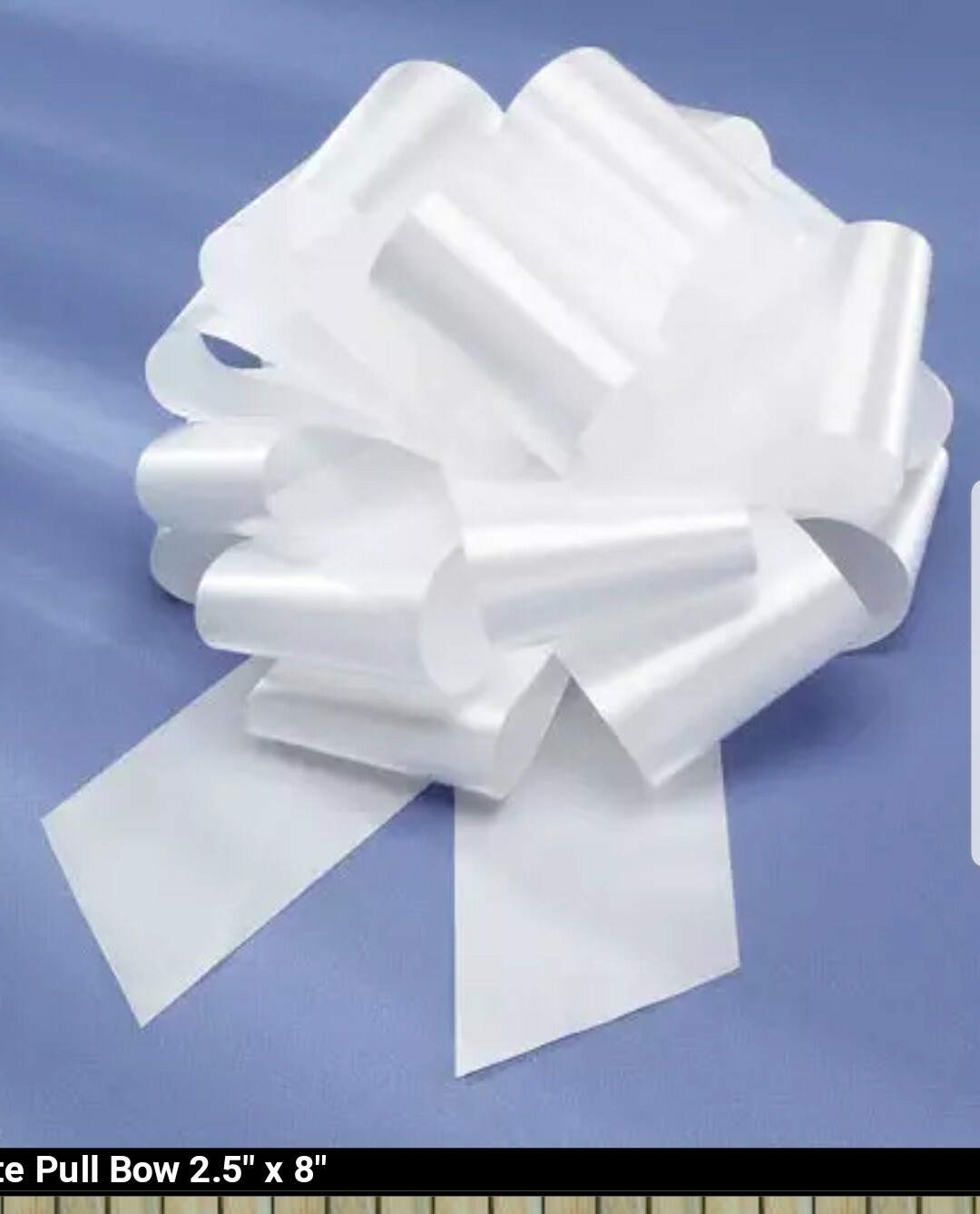 New white WEDDING 8" PULL Bow PEW BRIDAL DECORATION Reusable. | eBay