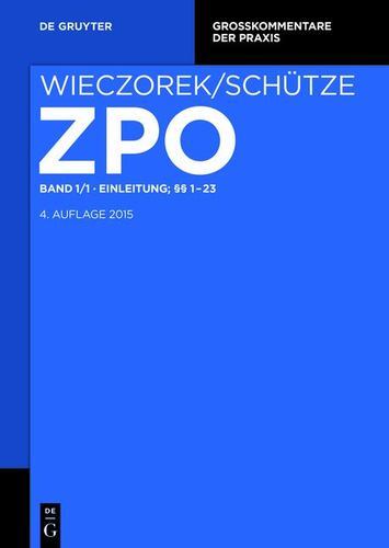 Einleitung 1-23 (Groskommentare Der Praxis) (German Edition) [Hardcover ...