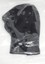 Black Latex Rubber Gummi Hood Face Mask Zipper Back Natural Rubber Size ...