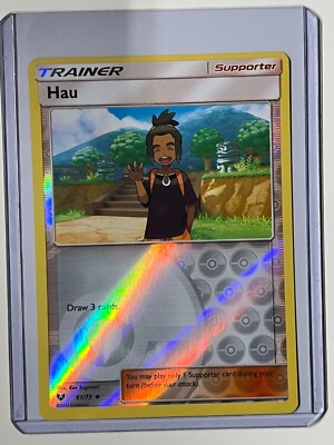 Shining Legends - Hau 61/73 - Reverse Holo Trainer - Pokemon Card 2017 ...
