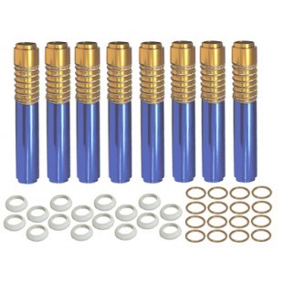 AirCooled Pushrod Tubes Aluminum Spring Loaded Set of 8 | eBay