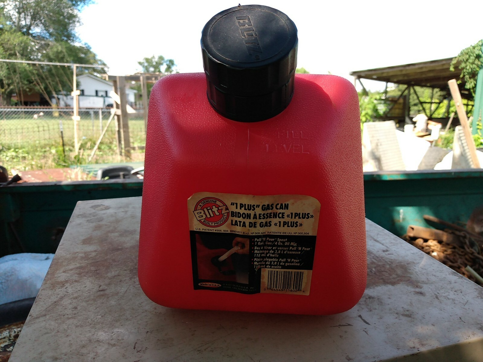 Blitz 1 Gal 4 Oz Gas Container | eBay