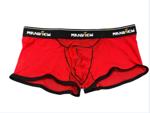 MANVIEW Sexy mens mesh see thru underwear boxer shorts lingerie ...