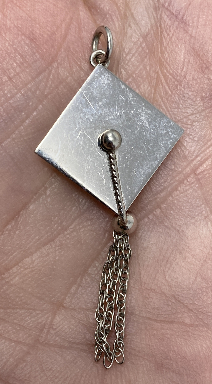 Vintage 1964 Sterling Silver Graduation Cap Charm for… - Gem