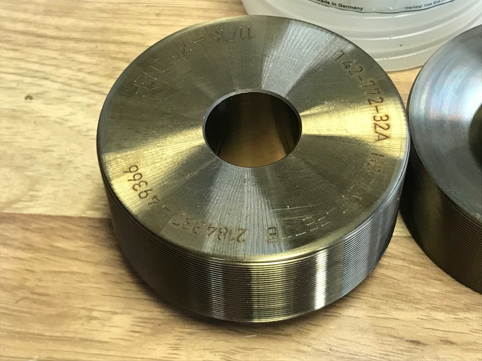 NEW SET OF FETTE THREAD ROLLING DIES 11/16-24 UNEF | eBay