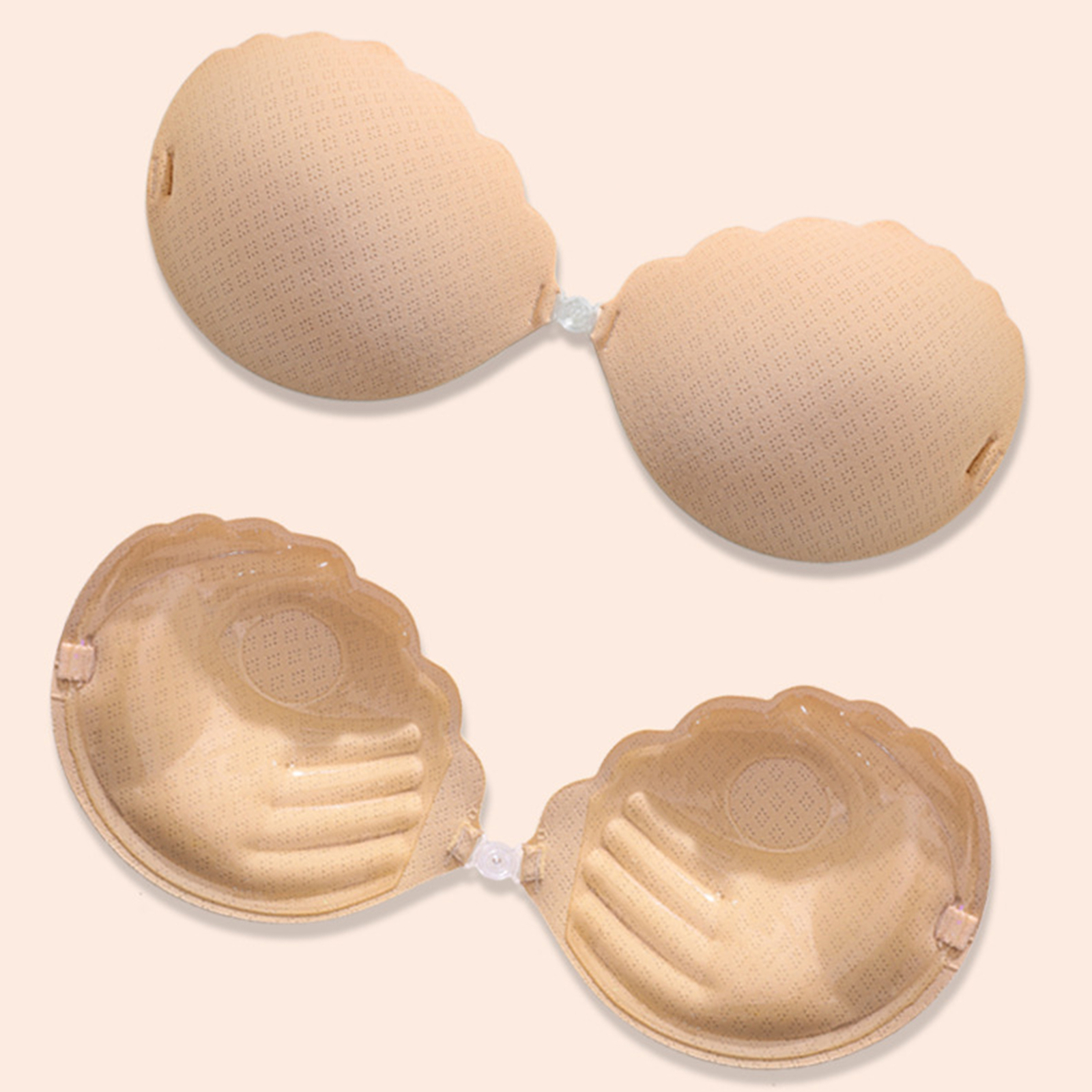 Solid Color Bra Stickers Plump Breast Enhancing Push Up Lace Bridal for ...