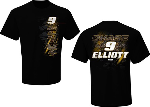 CHASE ELLIOTT #9 HENDRICK NASCAR BLACK CAMO SHORT SLEEVE TEE SHIRT ...