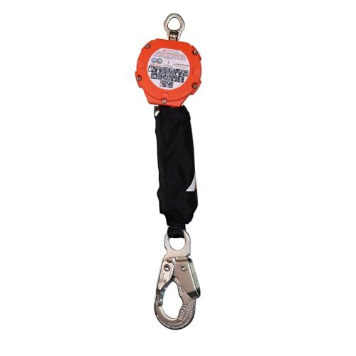 Pygmy Hog Web Self-Retracting Lifeline with Steel Snap Hook, OSHA/ANSI ...