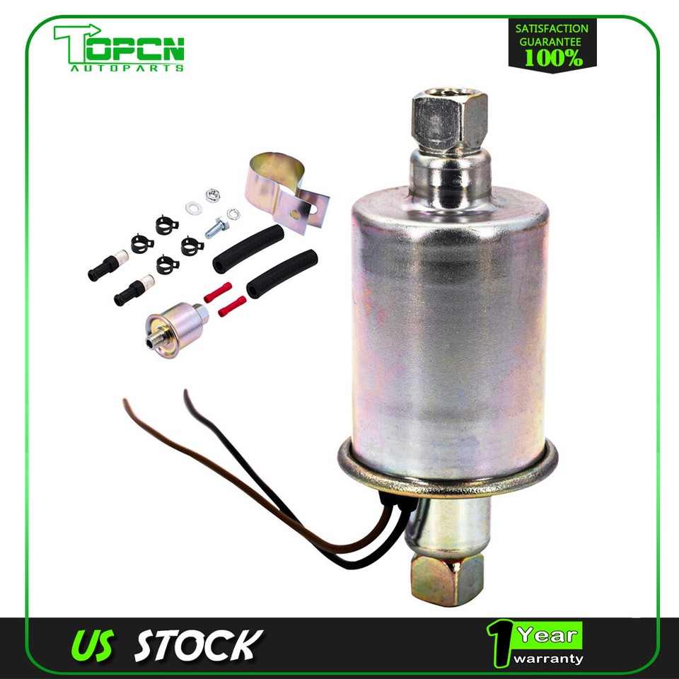 Electric Fuel Pump E8011 Universal 6 Volt Carbureted Inline w ...
