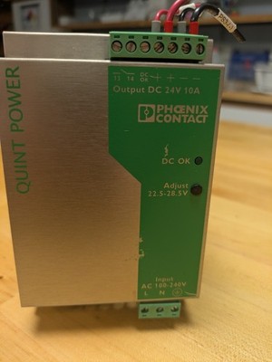 Phoenix Contact QUINT-PS-100-240AC/24DC/10 24 VDC 10 Amp Power Supply ...