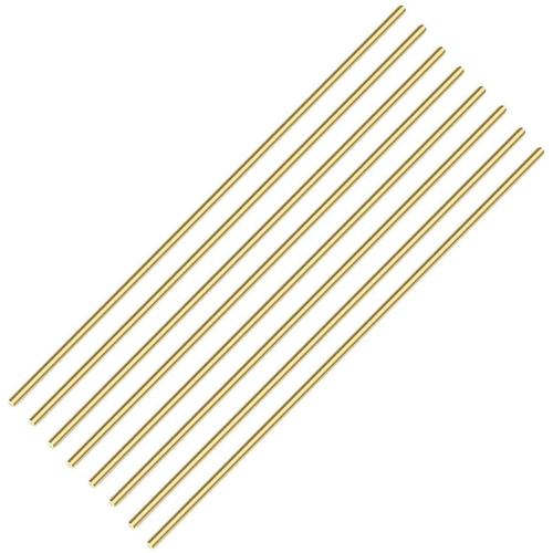 8 PCS 4Mm/ 5/32 Inch Brass Rod Brass round Stock Lathe Bar Stock Kit ...