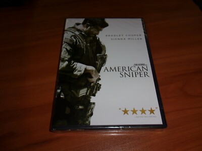 American Sniper (DVD 2015 2-Disc Set, Widescreen) NEW Bradley Cooper ...