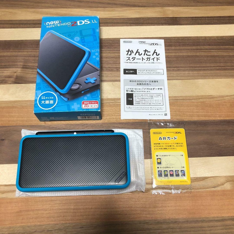Nintendo new 2DS LL XL Accessory complete Used console Region free Rank ...